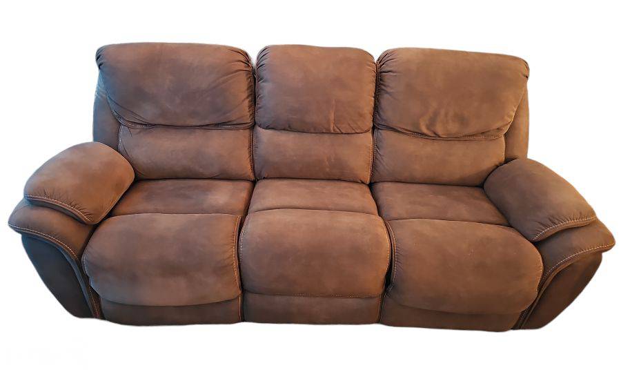 Suede electric recliner sofa store